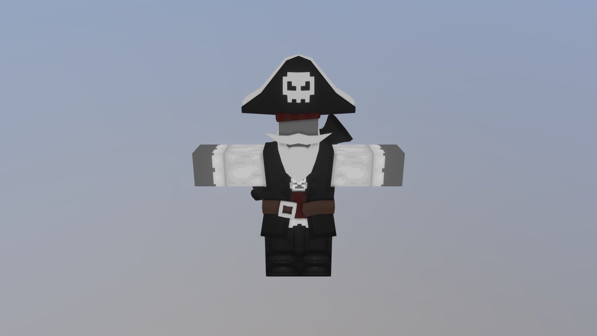 Unturned - Pirate Captain Full Costume Preview - 3D model by Union ...