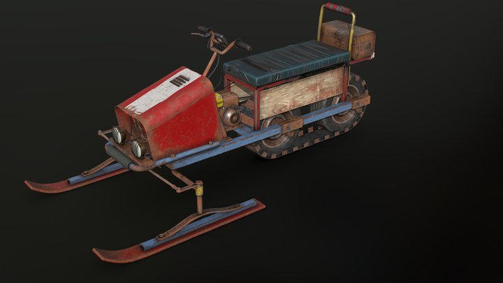 Snowmobile 3D models - Sketchfab