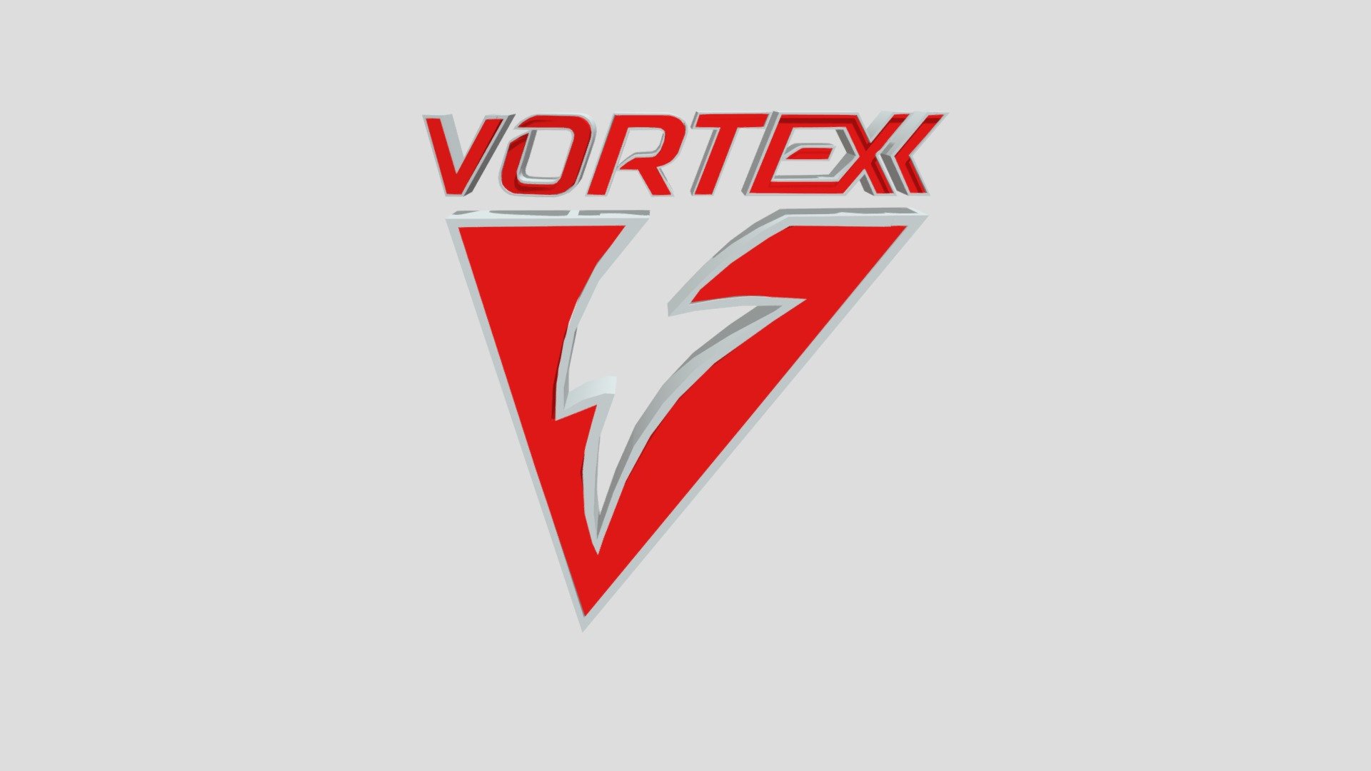 Vortexx Logo [Stacked Version] - Download Free 3D model by martaveusjackson14 [3f17eef] - Sketchfab