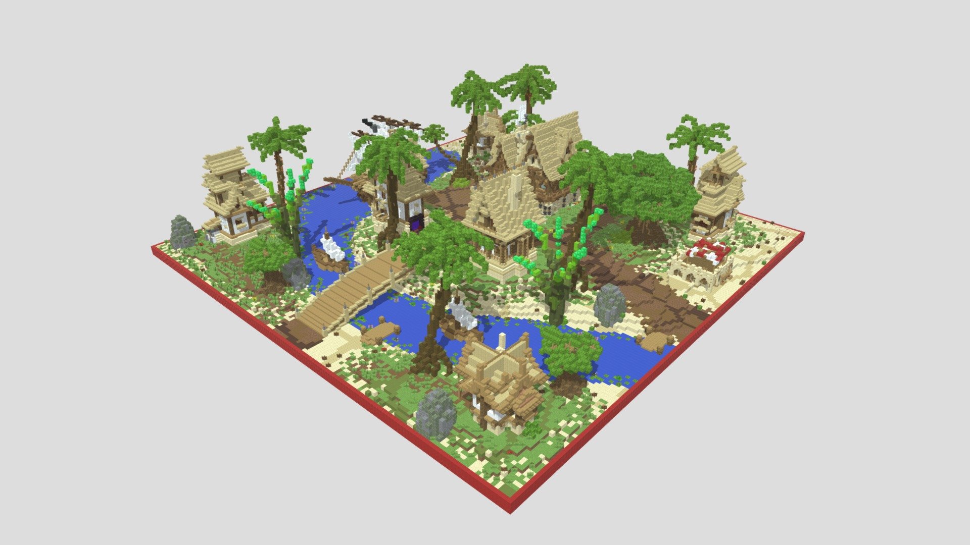KitMap Spawn - Summer Theme - Download Free 3D model by AstrumProjects [3f18757] - Sketchfab