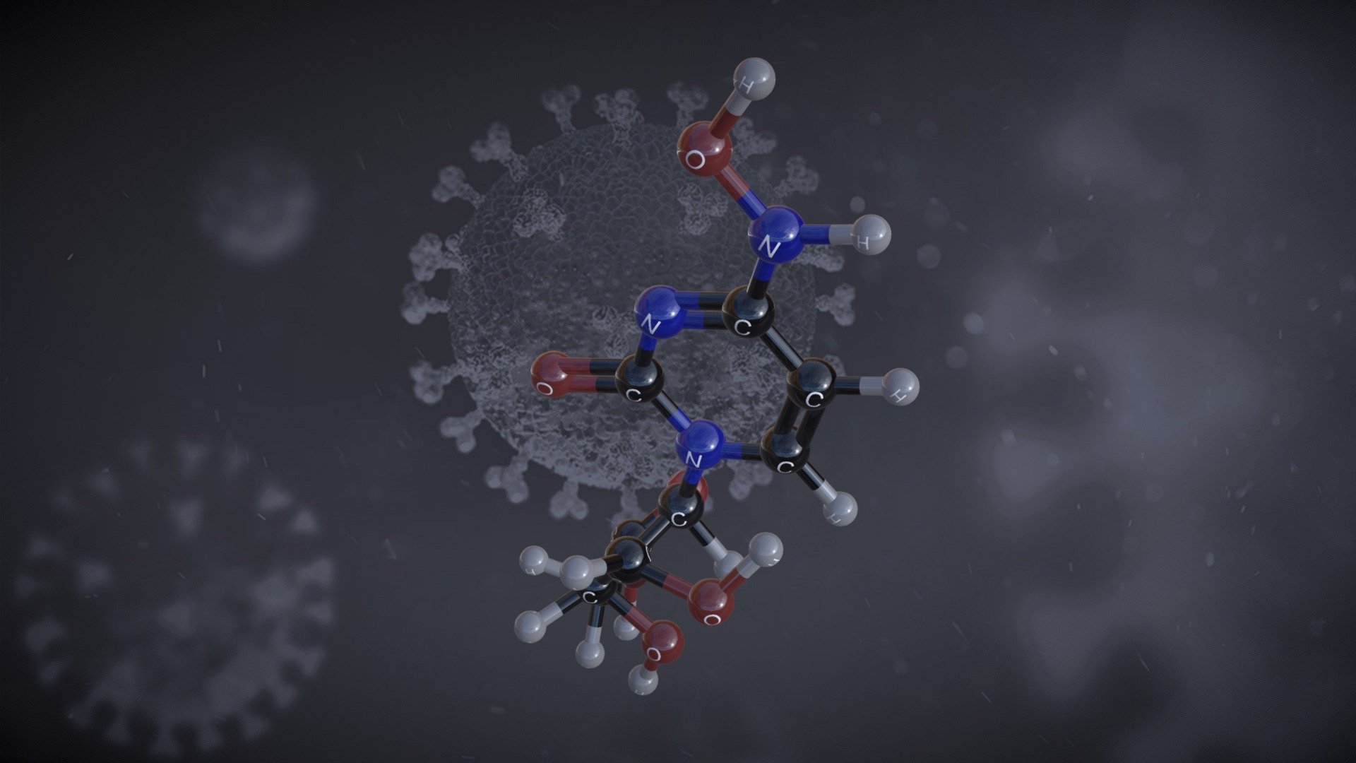 Beta-D-N4-hydroxycytidine(NHC,EIDD-1931) - 3D model by illunex [3f1889f ...