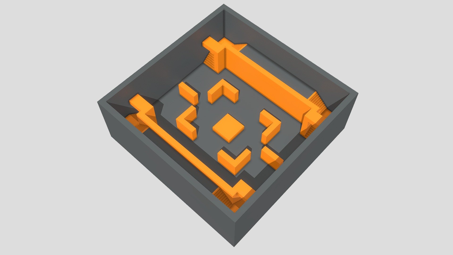 FPS Shooter Game Arena Map v3 - Download Free 3D model by Heart State ...