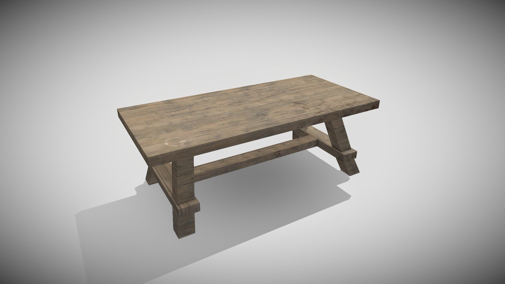 Worn Medieval Table (Low Poly) - Download Free 3D model by LewisBaker [3f1b08b] - Sketchfab
