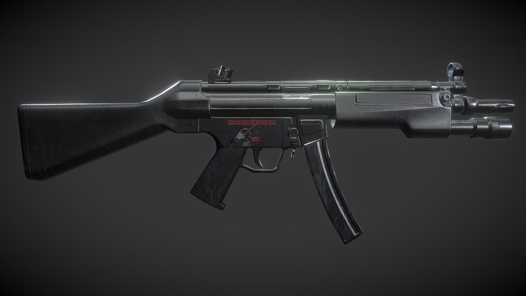 Mp5 - 3D model by ankur kaul (@ankurkaul007) [3f1cac5] - Sketchfab