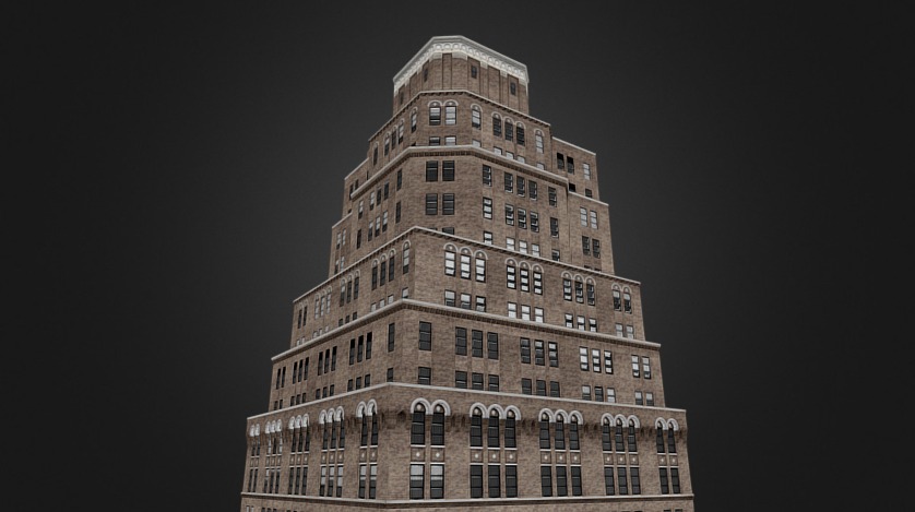 Greeley Square Building - 3D model by ProsperMerime [3f1d347] - Sketchfab
