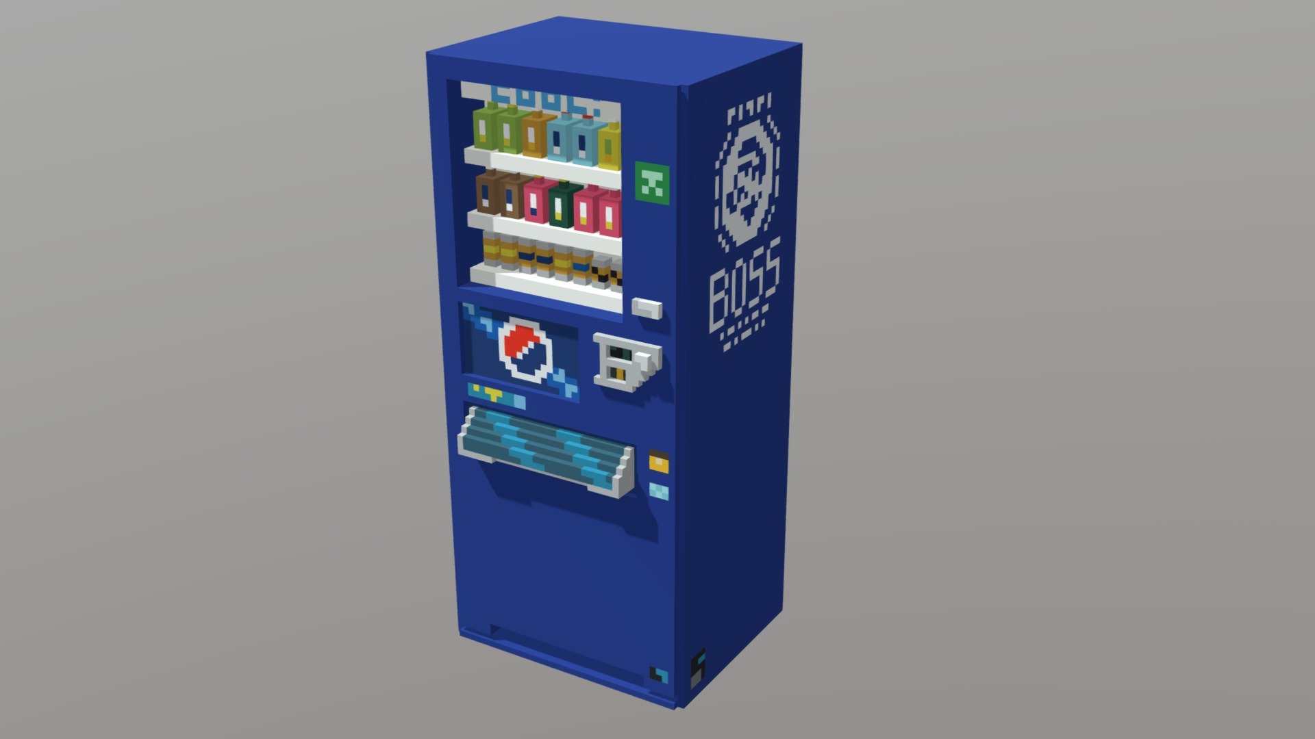 Voxel Vending Machine - 3D model by Nathan Flannery (@n0signal ...