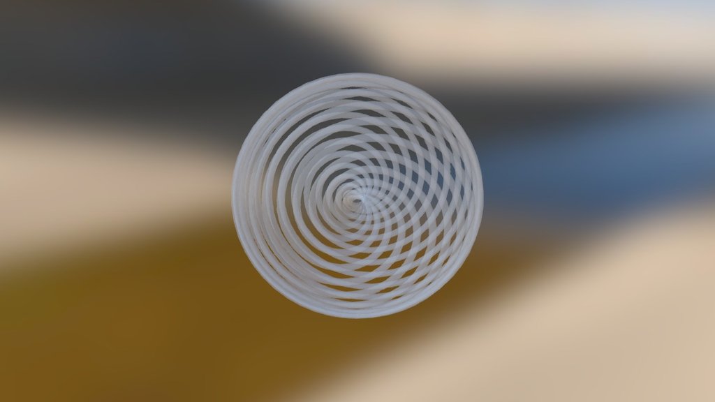 Transparant Spiral Torus 1 - 3D model by Todd Blatt ...