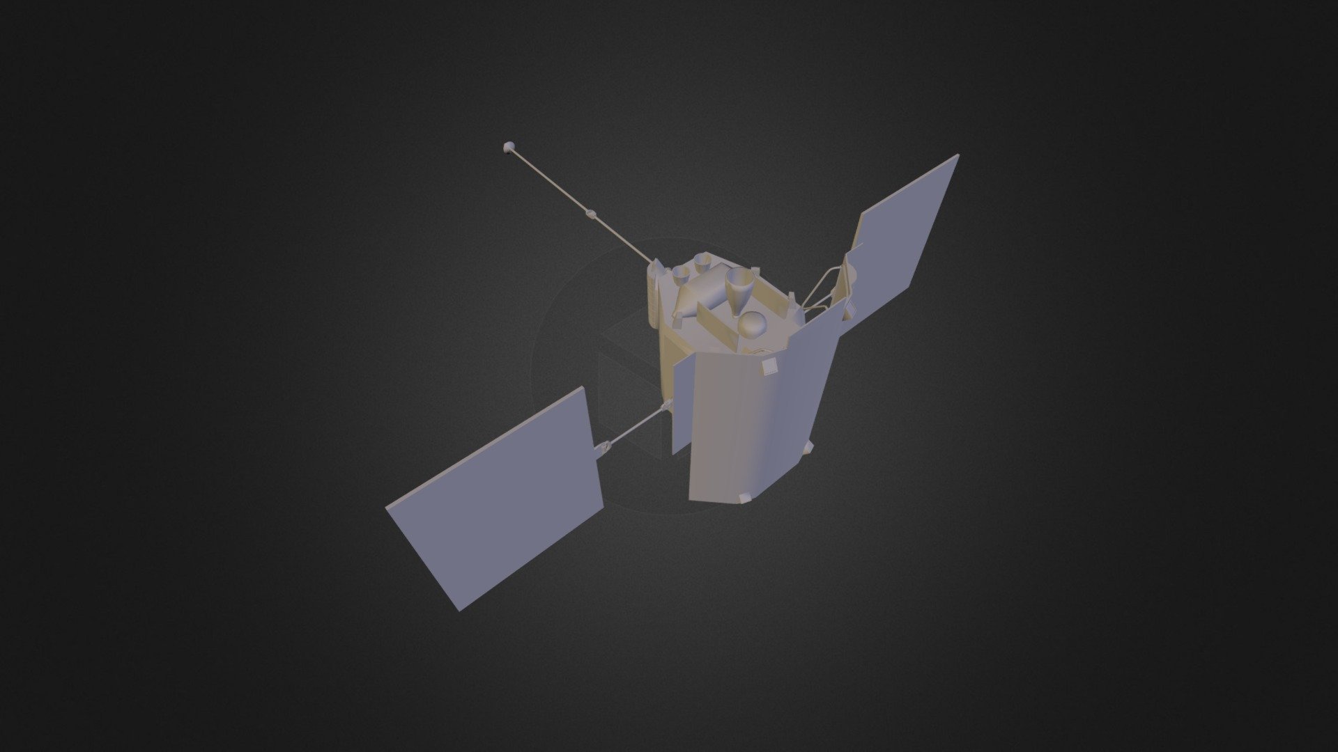 Messenger spacecraft (3D printable) - Download Free 3D model by NASA ...