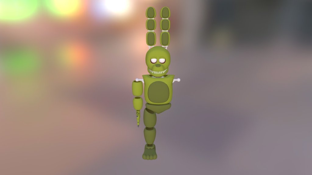 Nightmare Springtrap WIP2 - 3D model by katamas [3f1f4ef] - Sketchfab