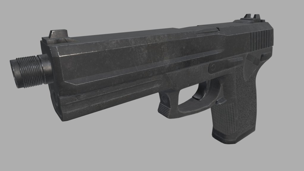 socom pistol - 3D model by musicmaker80 [3f1f6e1] - Sketchfab