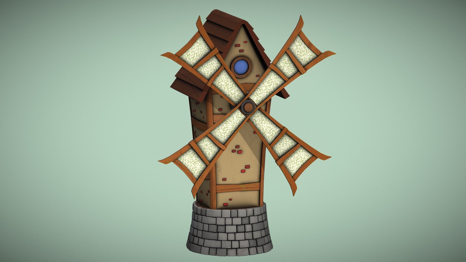 Stylized Windmill - 3D model by Ferryklk (@FerryEnti) [3f209a7] - Sketchfab