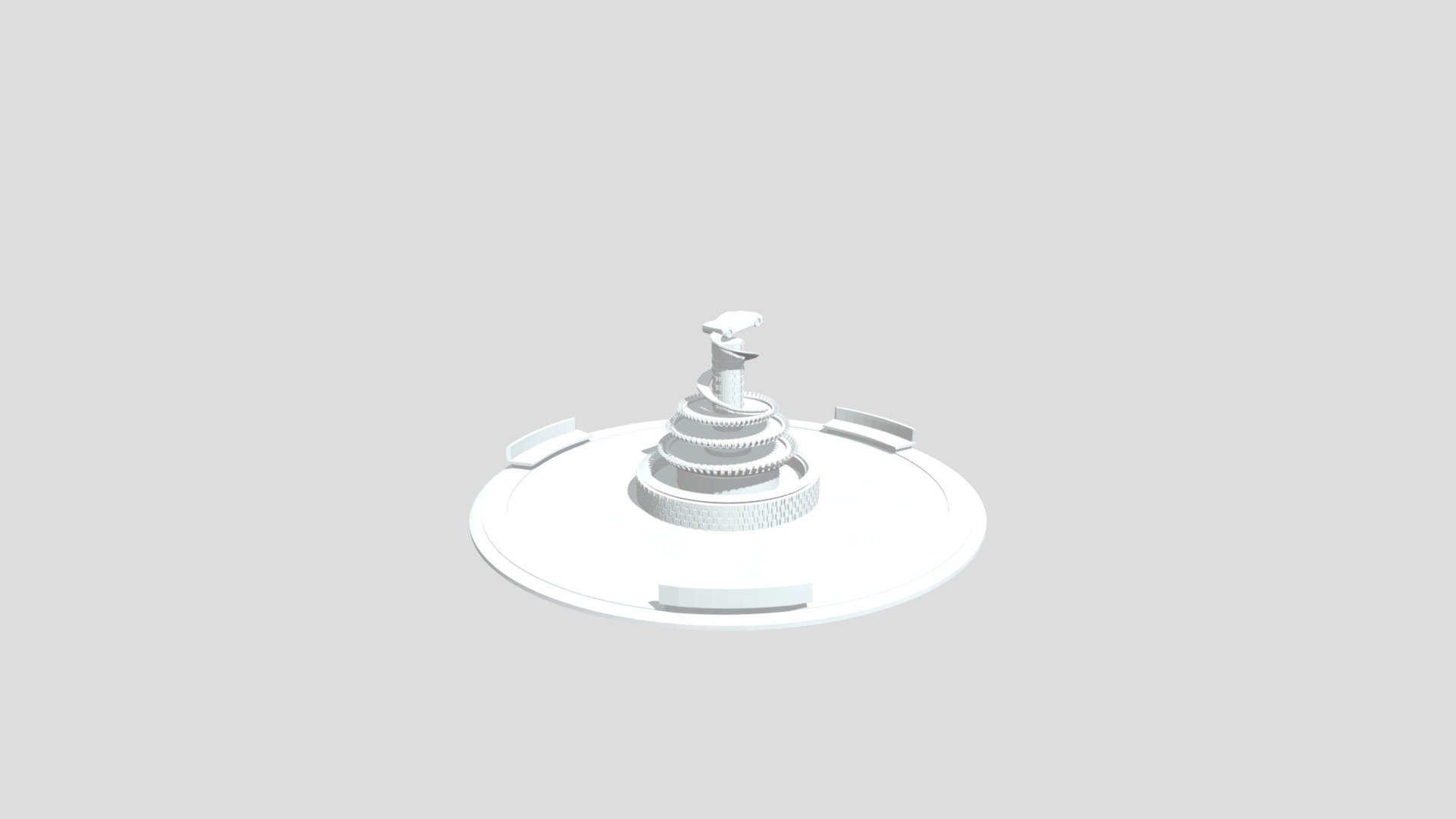 Racing Fountain With Textures - 3D model by bennyskywalker [3f20f70 ...