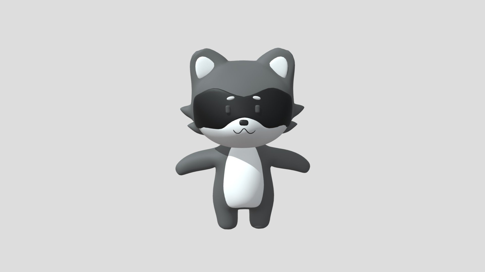 Racoon - Download Free 3D model by myshmalysh [3f21569] - Sketchfab