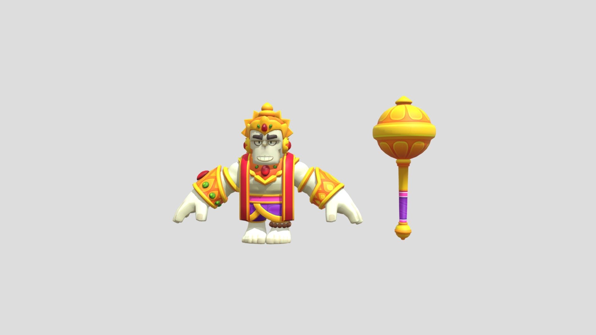Brawl stars Vanara Frank - Download Free 3D model by Cartoon splash (davi samuel ...