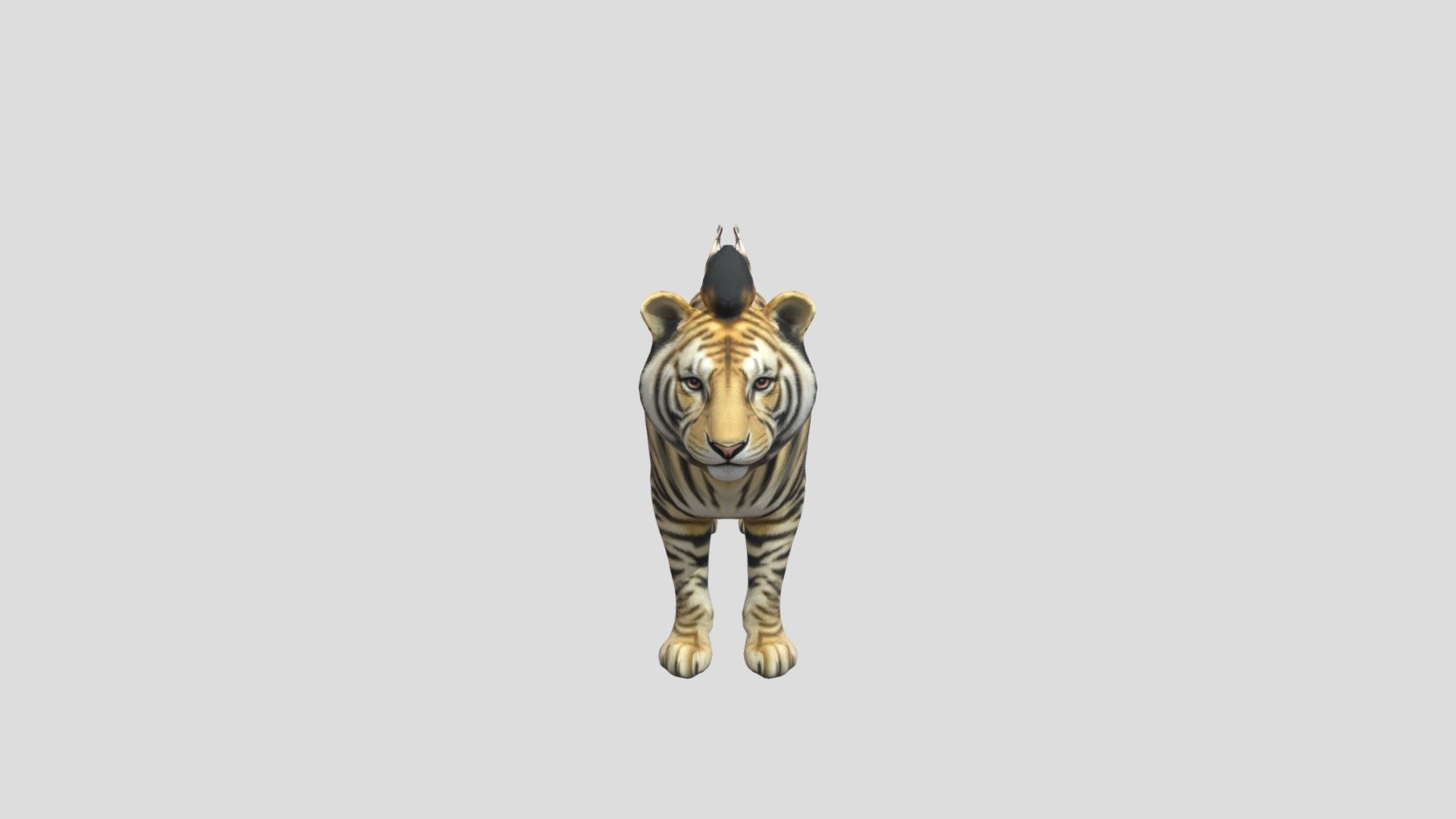 Dire Tiger - Download Free 3D model by Raven-Woods [3f22f2f] - Sketchfab