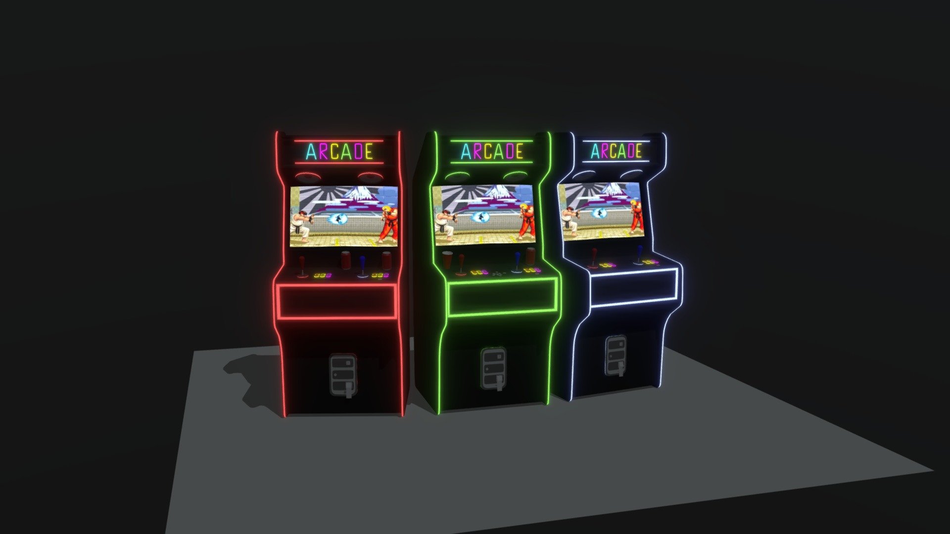Arcade - 3D model by RodrigoSilva.Games [3f2316d] - Sketchfab