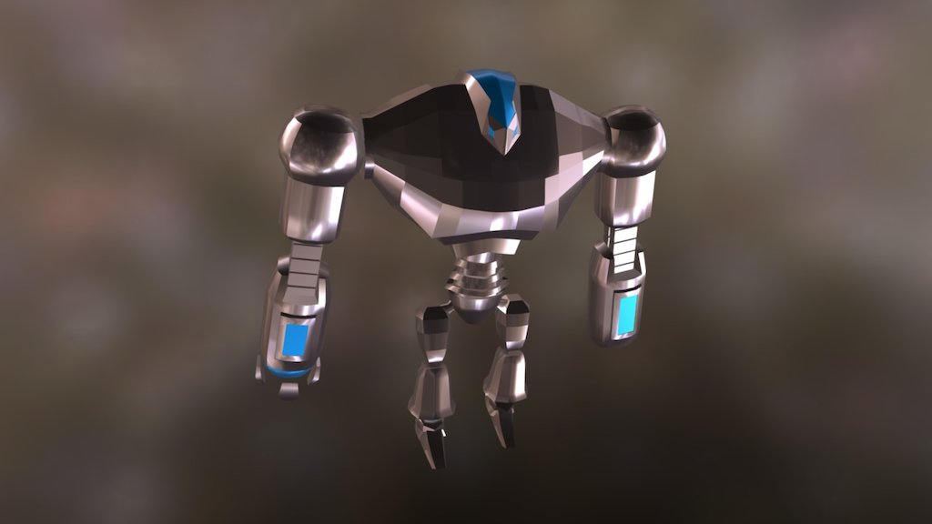 Robot Basic Levitation - 3D model by UserStef [3f2366c] - Sketchfab