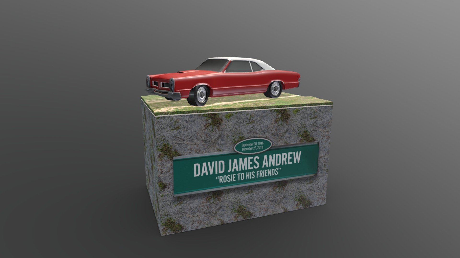 David Andrew GTO - 3D model by eturnalmemorials [3f2411a] - Sketchfab