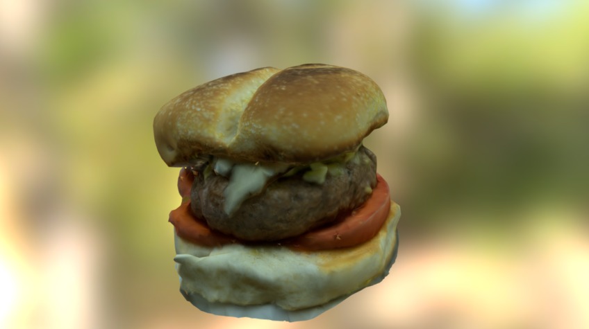 Burger Low Res - 3D model by kelkhalfi [3f251f9] - Sketchfab