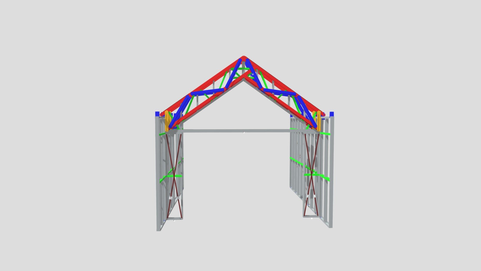 Yack Construction Raked Window - Porch 2 - Download Free 3D model by ...