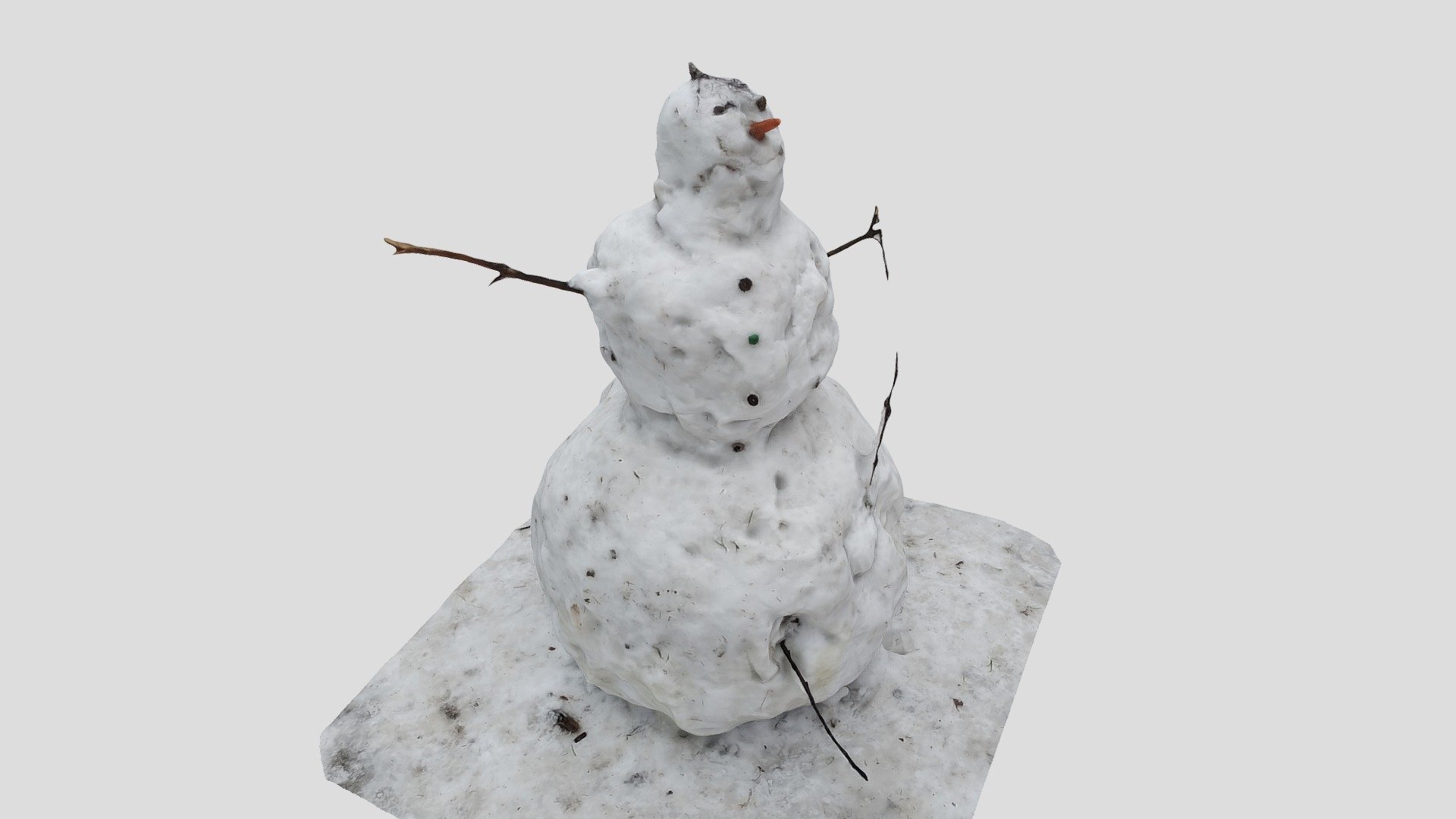 Snowman - 3D model by Neo_minigan (@neominigan) [3f26947] - Sketchfab