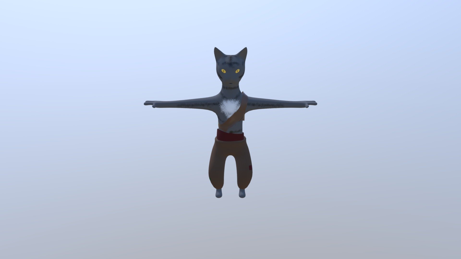 Cat thief - 3D model by Rbeebout [3f27c37] - Sketchfab