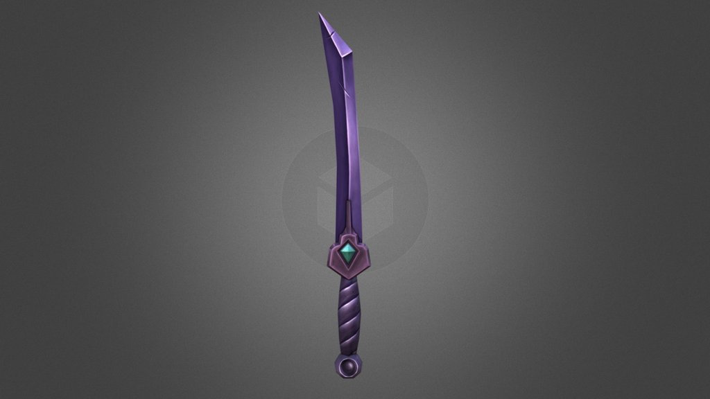 Dagger 02 (Fantasy Weapon Pack Vol. 1) - 3D model by Agerathum [3f29dc7 ...