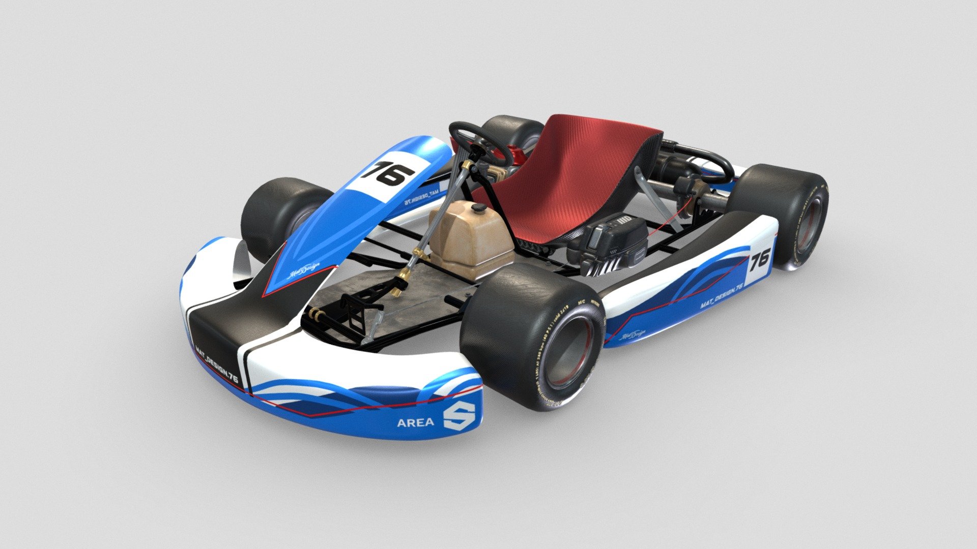 GO KART / Competition - Buy Royalty Free 3D model by MATEO SANTAMARIA V ...