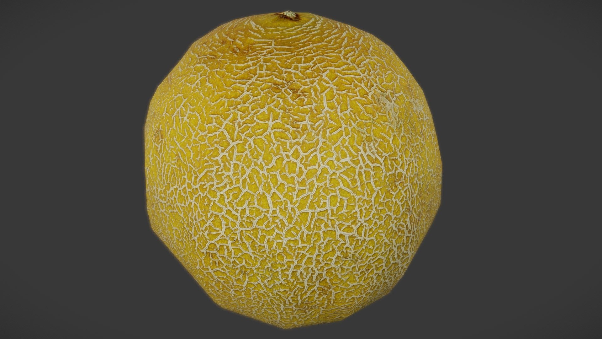Galia Melon - Low Poly - Photogrammetry - 3D model by GAMEGRAMMETRY (@cbj3ddesign) [3f2a6ed ...