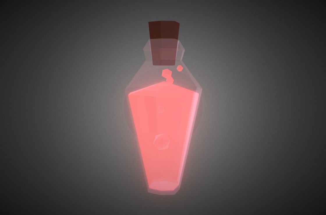 Life Potion - 3D model by MakoFox [3f2c280] - Sketchfab