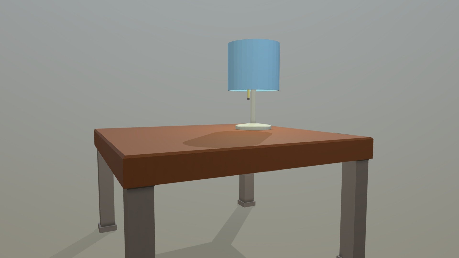 Table and Lamp - 3D model by Chloe (@ChloevanRijswijk) [3f2cf9b ...