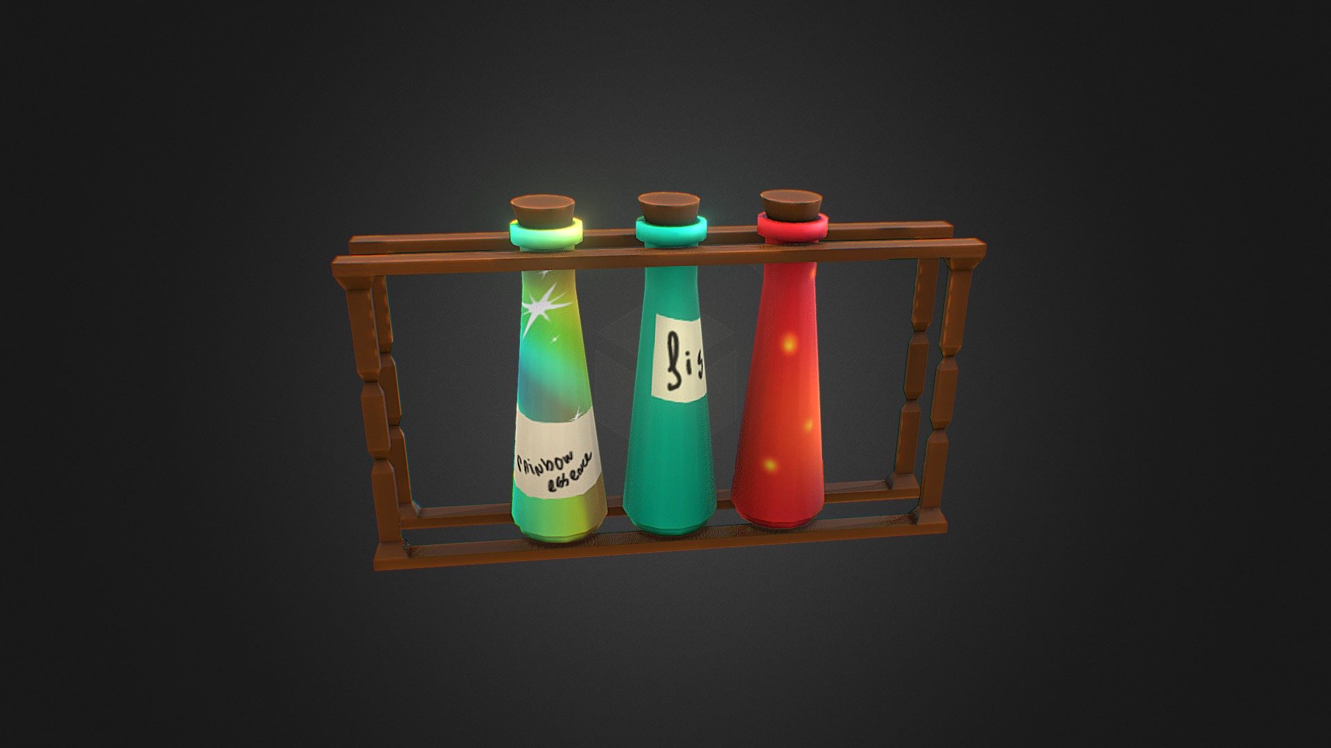 Magic experiment potions - Buy Royalty Free 3D model by CG Fairy ...