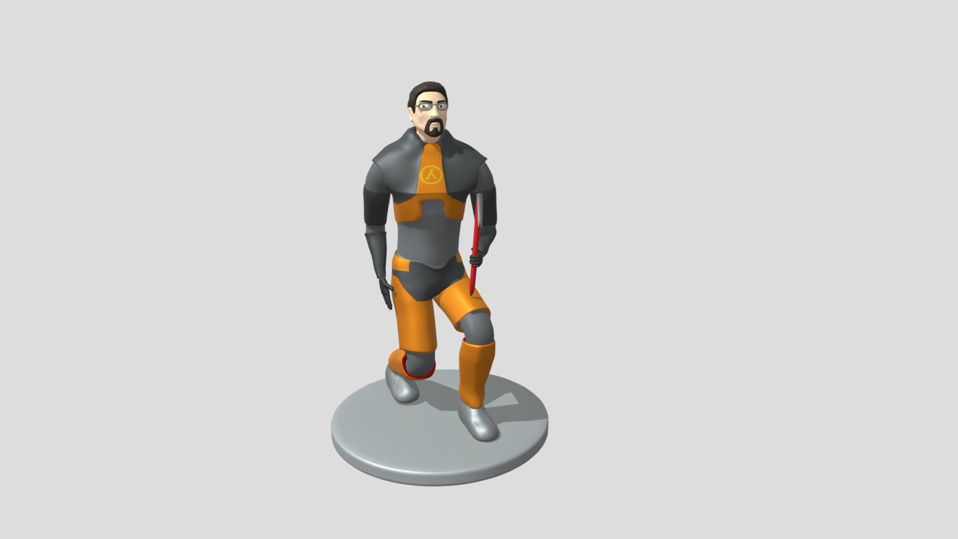 Gordon Freeman Turntable - 3D model by jamilox1 [3f2e5e4] - Sketchfab