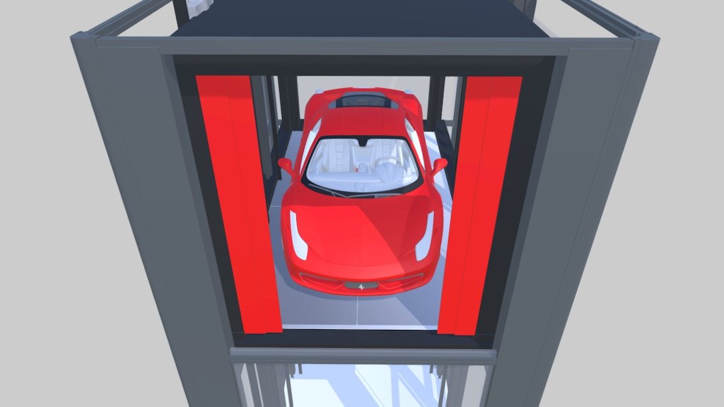 Car Elevator Floor Stainless Mirror - 3D model by kairoselevator ...