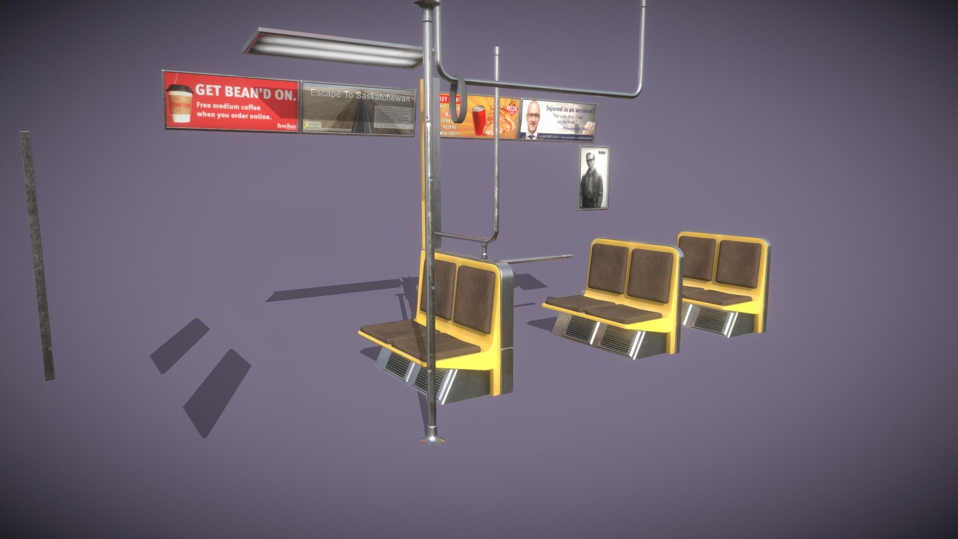 Subway Scene Props - Download Free 3D model by Ashe (@Ashe52) [3f2f365 ...