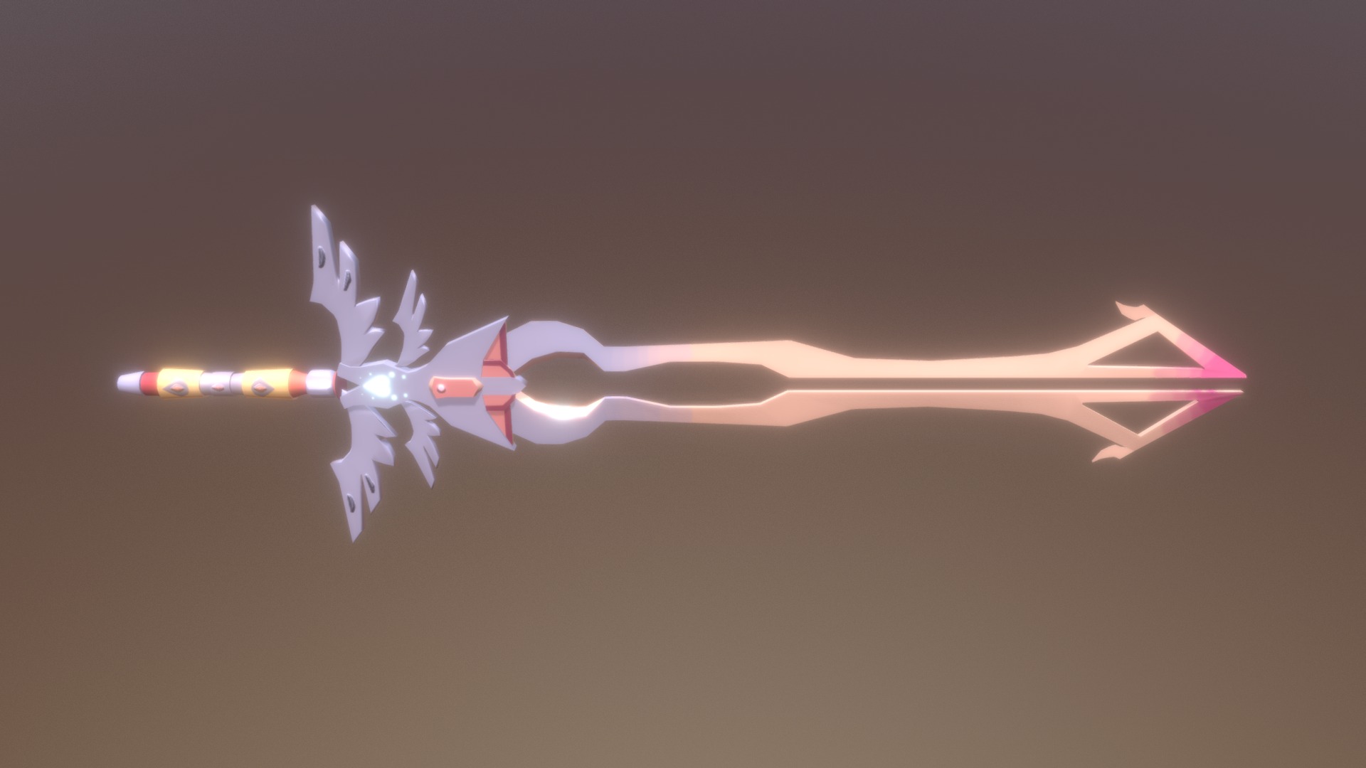 Love Sword - 3D model by Gabriel (@outlawblaze) [3f2f97b] - Sketchfab