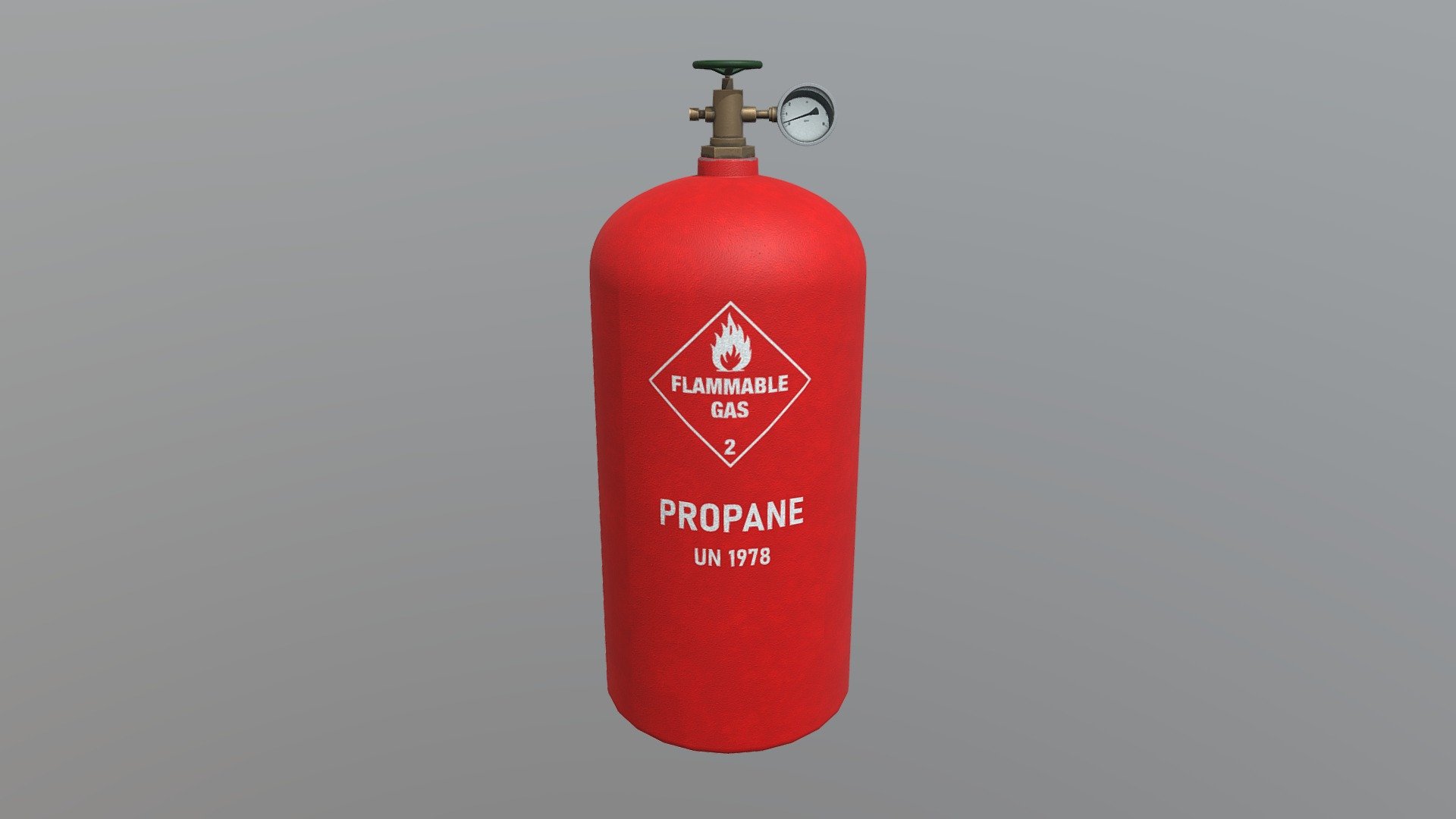 Propane Gas Cylinder - 3D model by UssopSniperKing [3f3039d] - Sketchfab