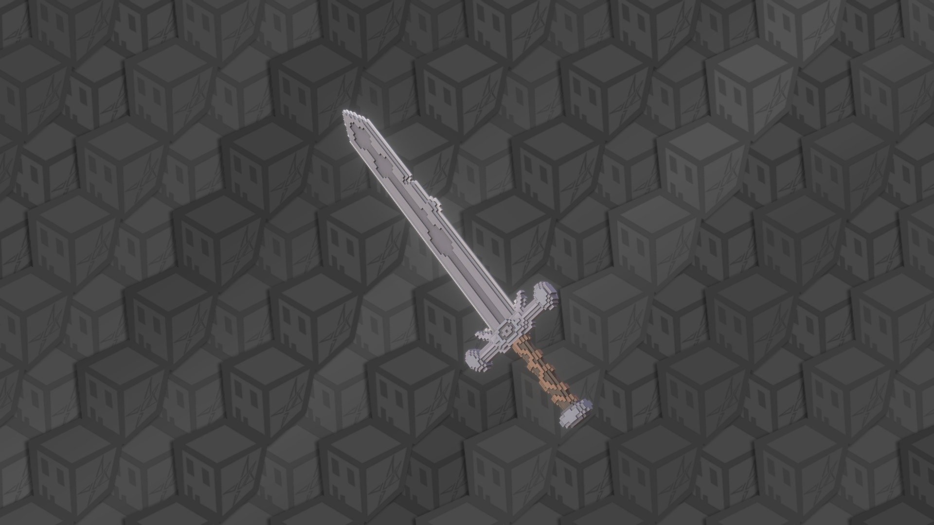 Warrior Steel Sword - (64-bit) - 3D model by zachrywilsn | nullblox ...