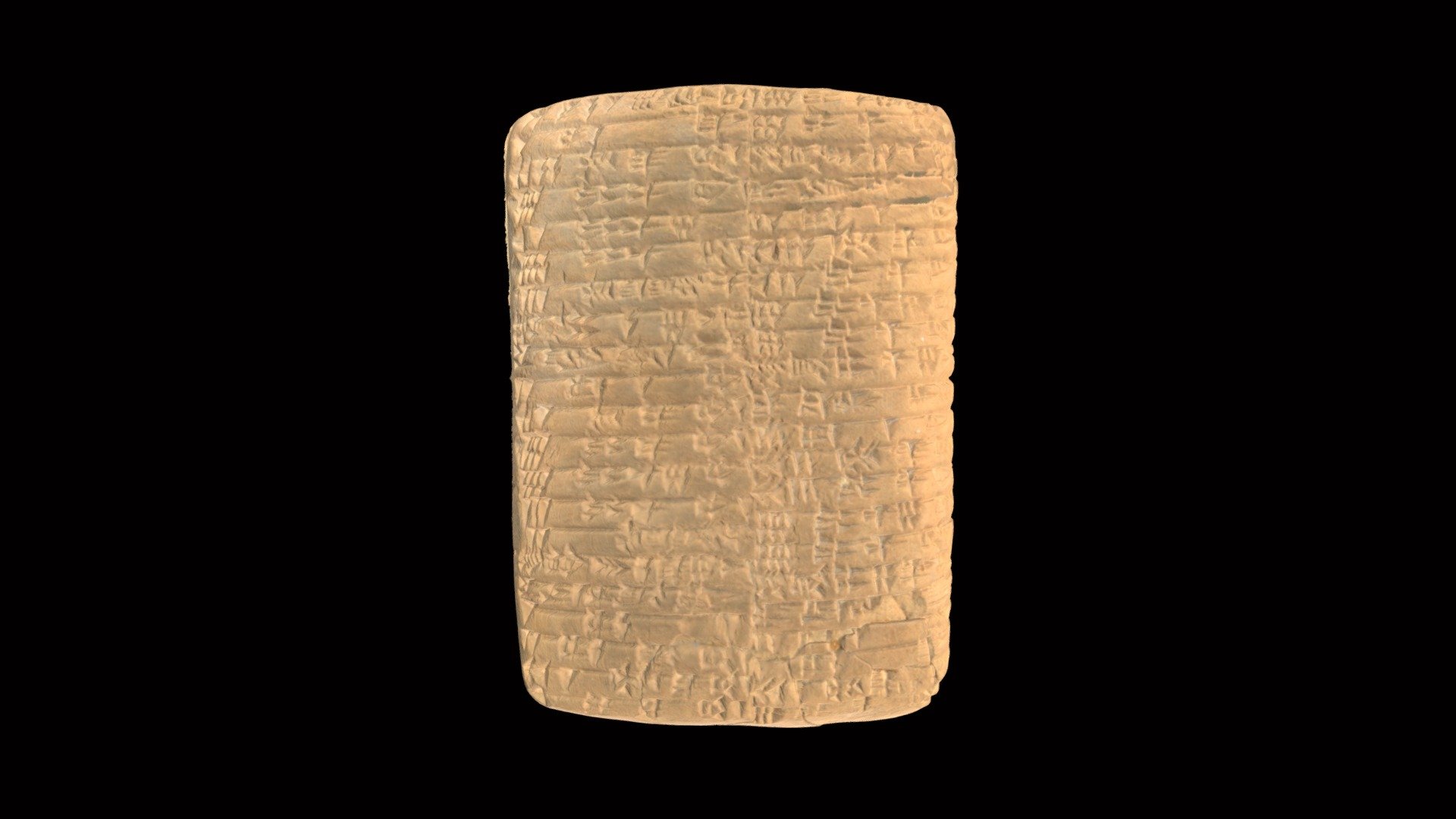 Cuneiform Tablet HMANE1899.2.18 - 3D model by Harvard Museum of the ...