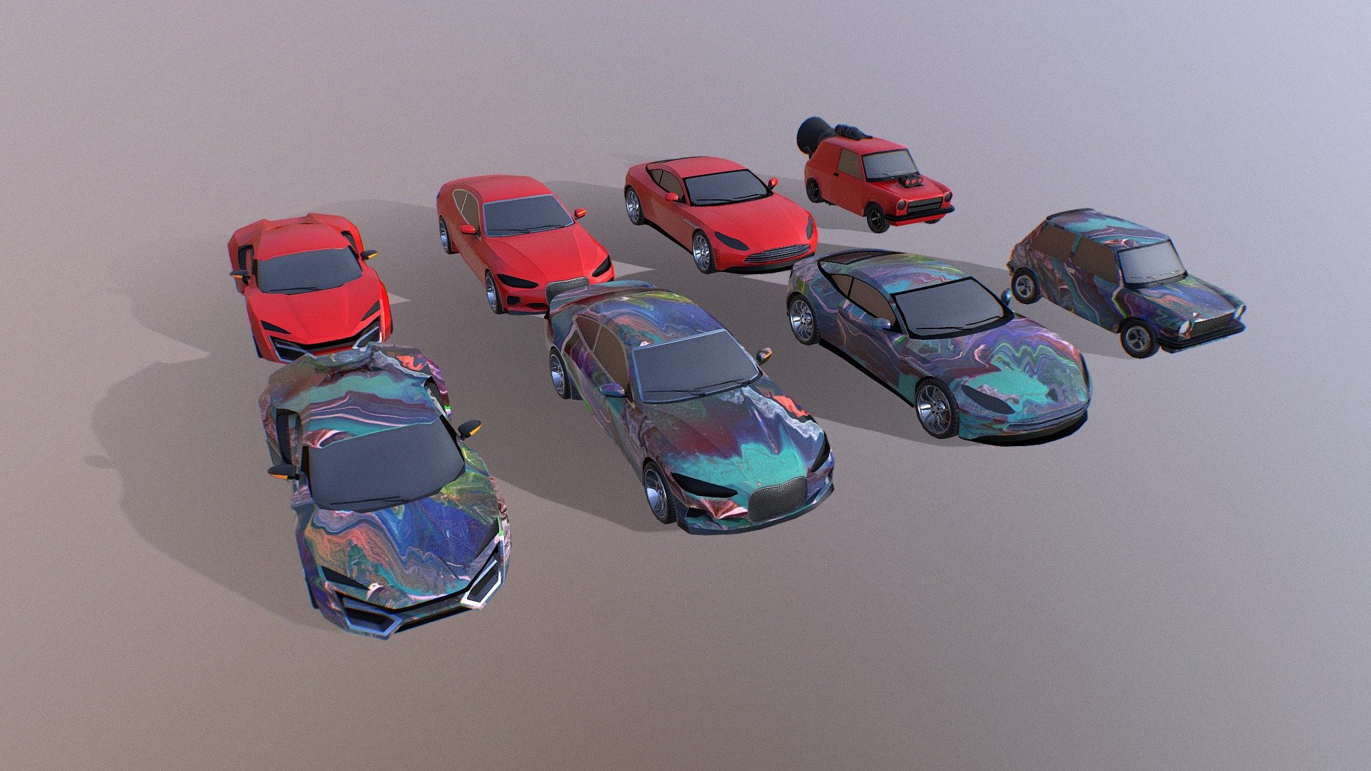 Low Poly Vehicle Mini Pack 6 - Download Free 3D model by Vladek ...