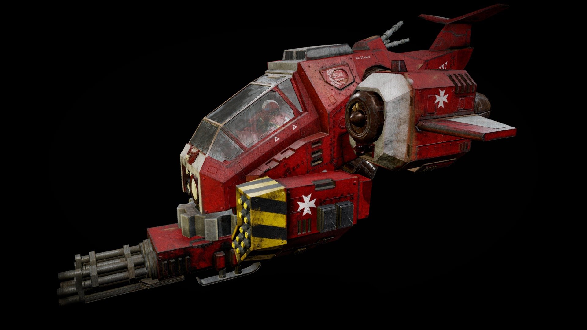 WARHAMMER vehicle RED VERSION - 3D model by alexfort06 [3f366c9 ...