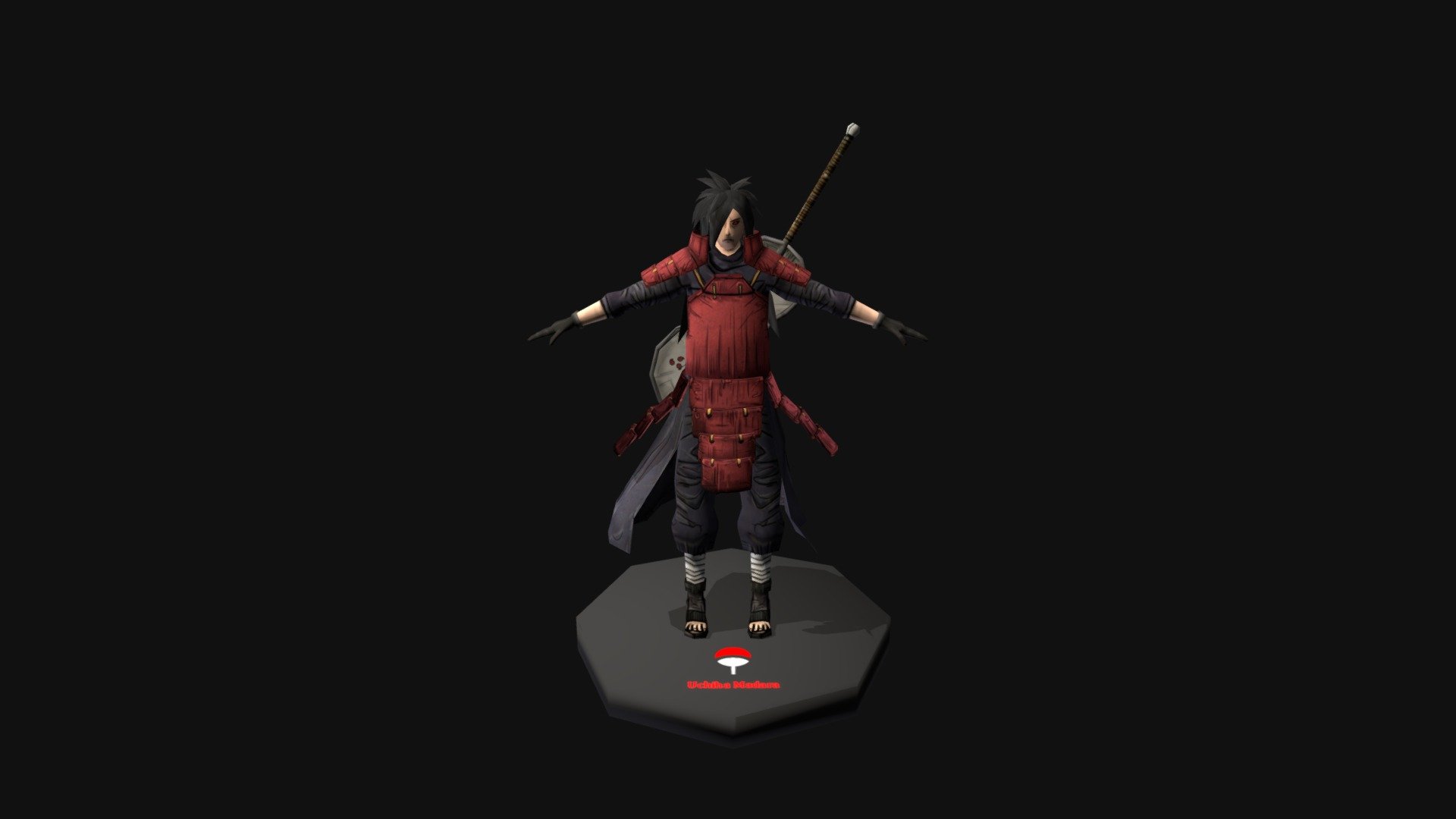 Uchiha Madara - 3D model by Funframe (@Rungrawin.Normalman) [3f3ac51 ...