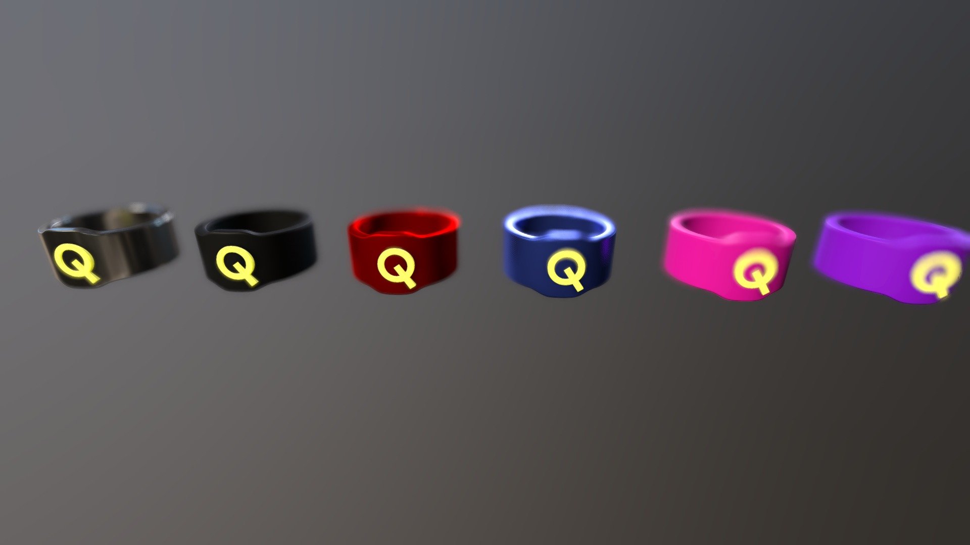 Q smart ring colour options - 3D model by Chaitanya Krishnan ...