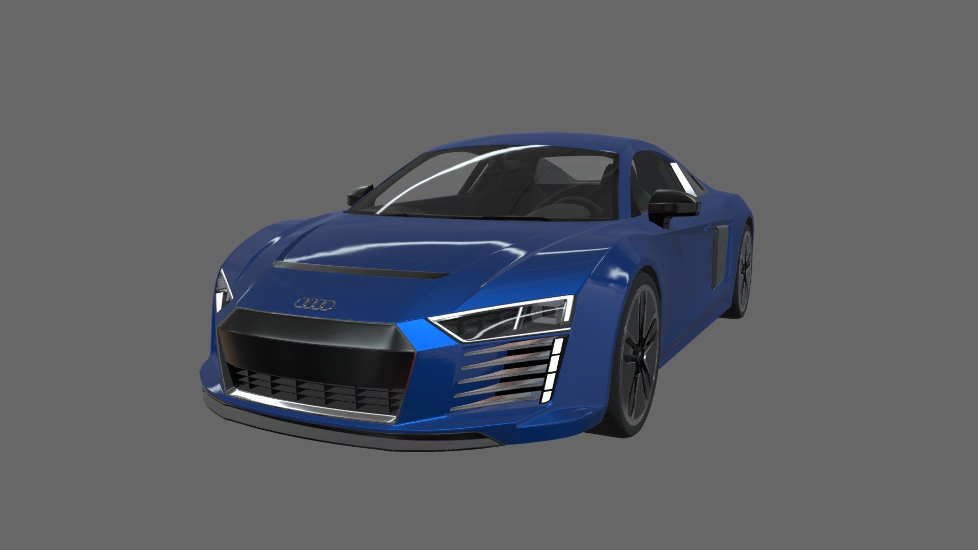 Audi R8 E- Tron 2016 - 3D model by ProjectX3D [3f3ca25] - Sketchfab
