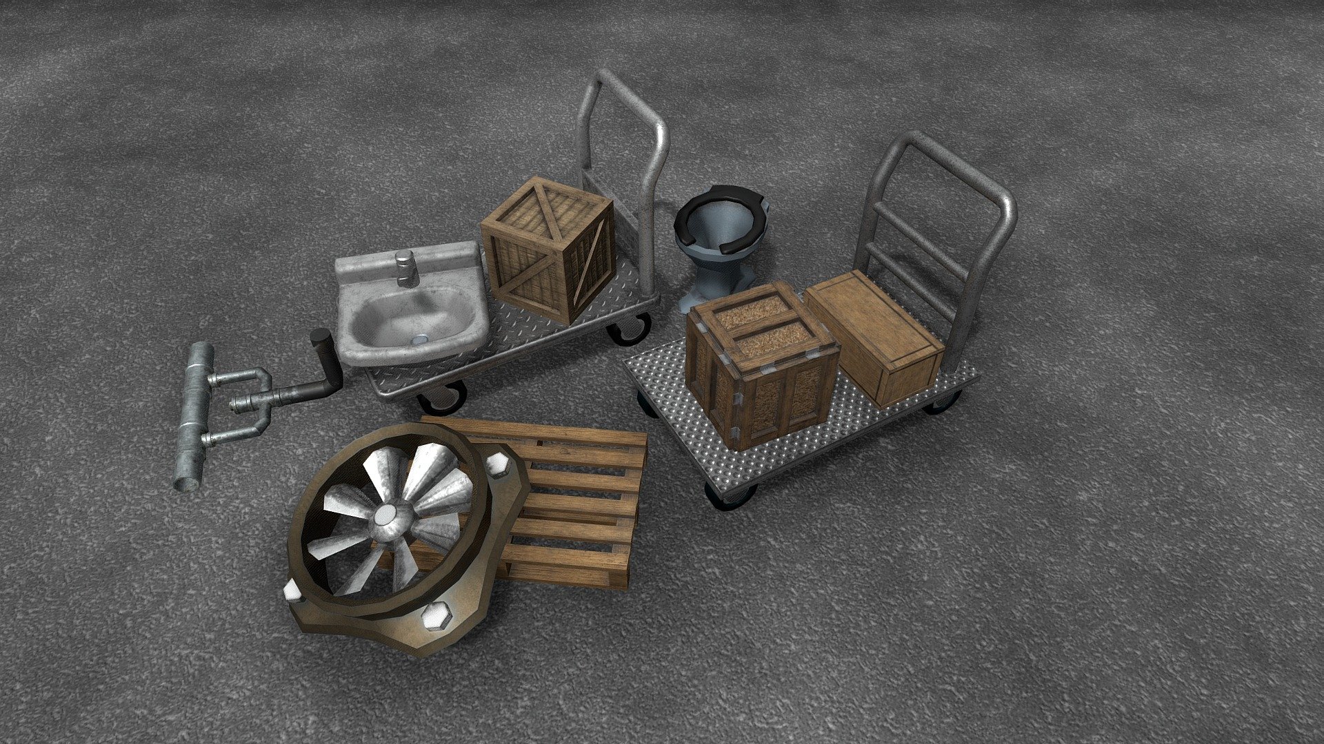 Storeroom items and parts p1 - 3D model by Vasil Ivanov (@vasilivanov ...