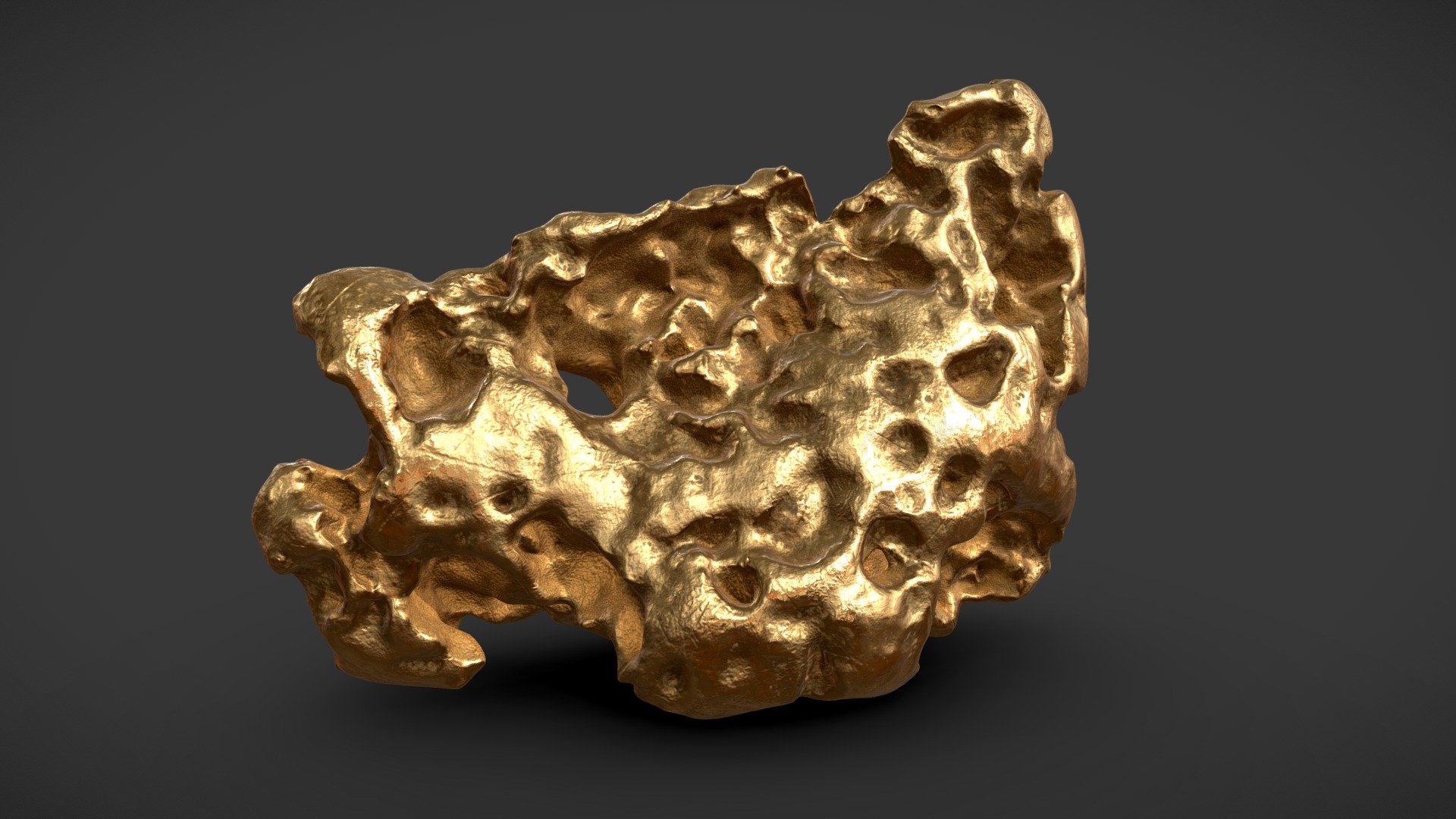 Nugget - 3D model by MonteGargano [3f3e32a] - Sketchfab