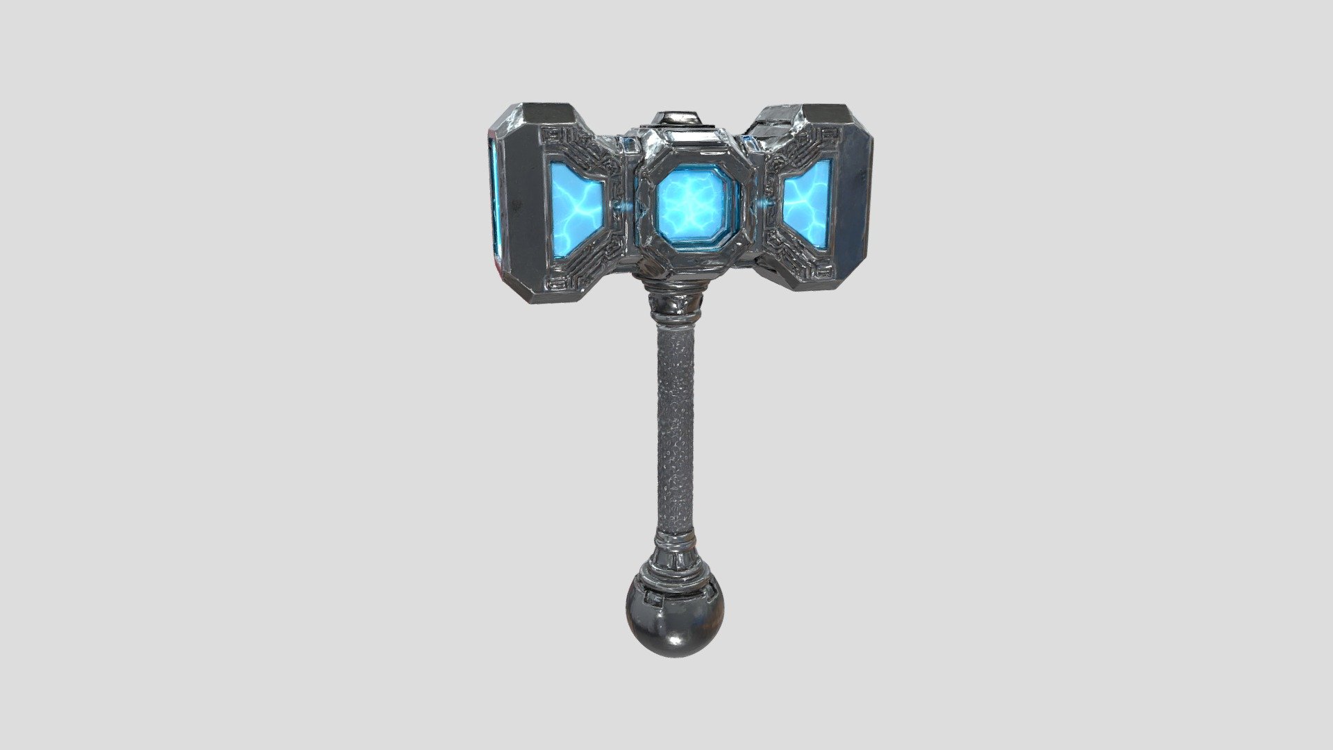 Thunderstrike Hammer - Download Free 3D model by illustros [3f3e5a1 ...