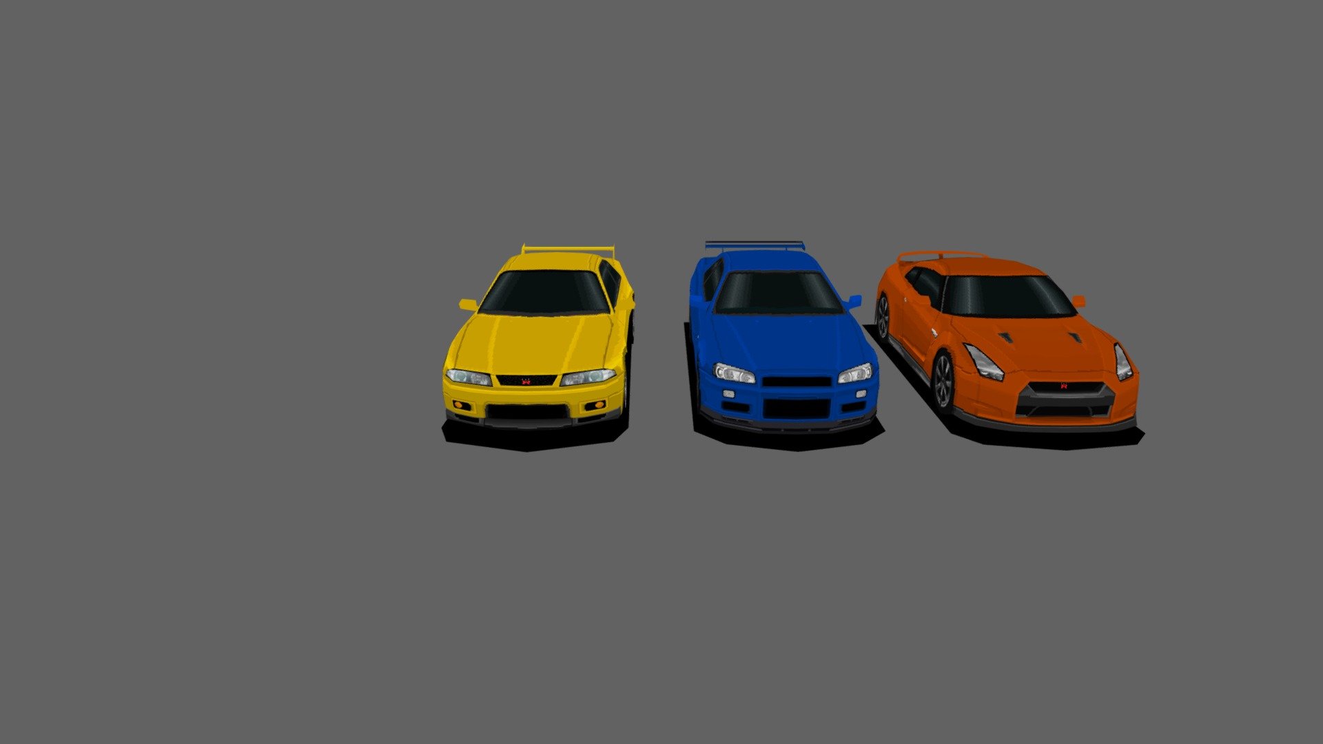 low poly GTR Pack - Download Free 3D model by GR.blend (@johnmodels ...