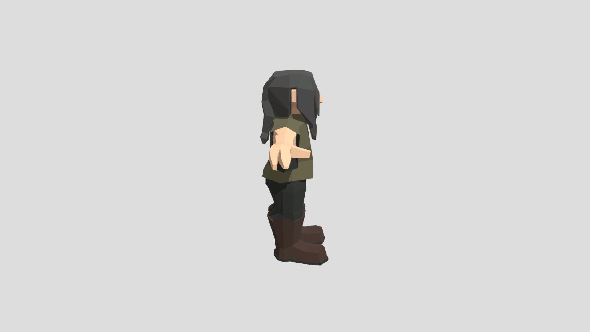 Low Poly Dwarf - 3D model by Xiris (@x1r15) [3f3f495] - Sketchfab