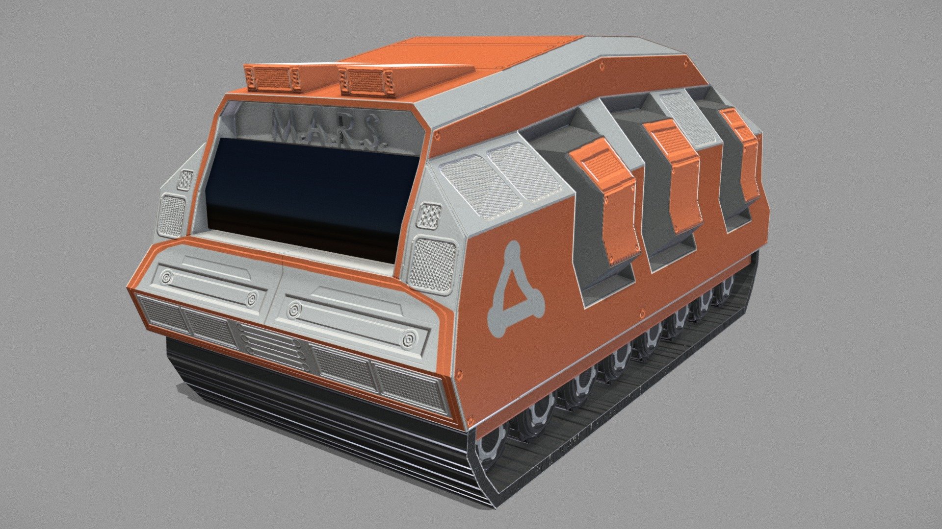 Sci-Fi Vehicle - 3D model by Arthur J (@arthurjrm) [3f40405] - Sketchfab